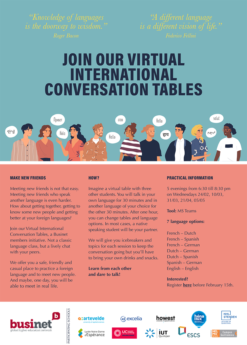 Businet: Conversation Tables | Politécnico de Lisboa